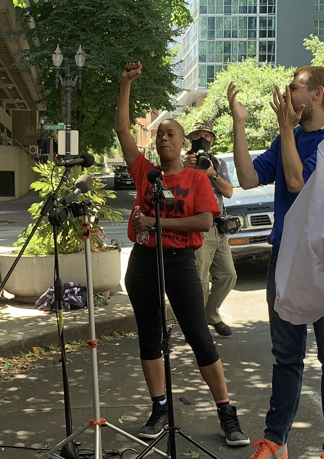 Don't Shoot Portland press conference | KBOO